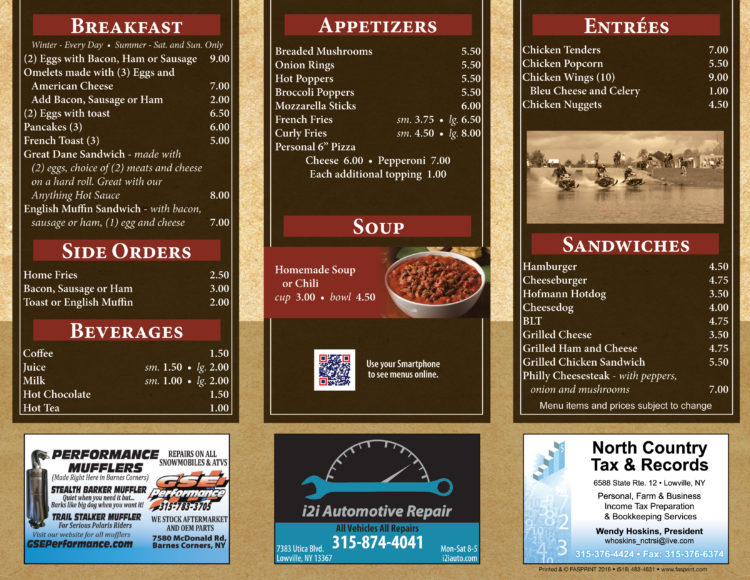 Flat Rock Inn 2016-2 | Fasprint Menus