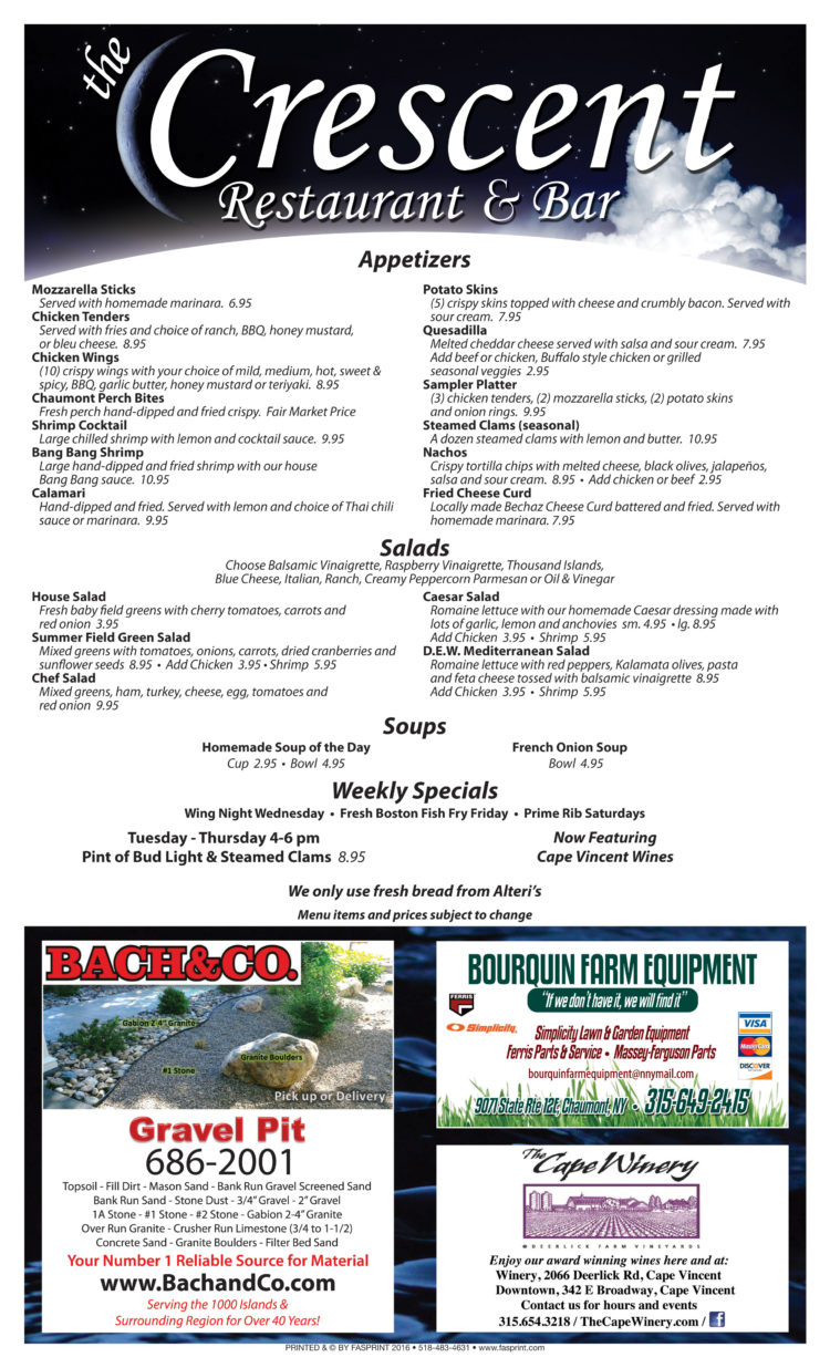 thecrescent1 | Fasprint Menus