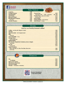 countryside-diner4 | Fasprint Menus