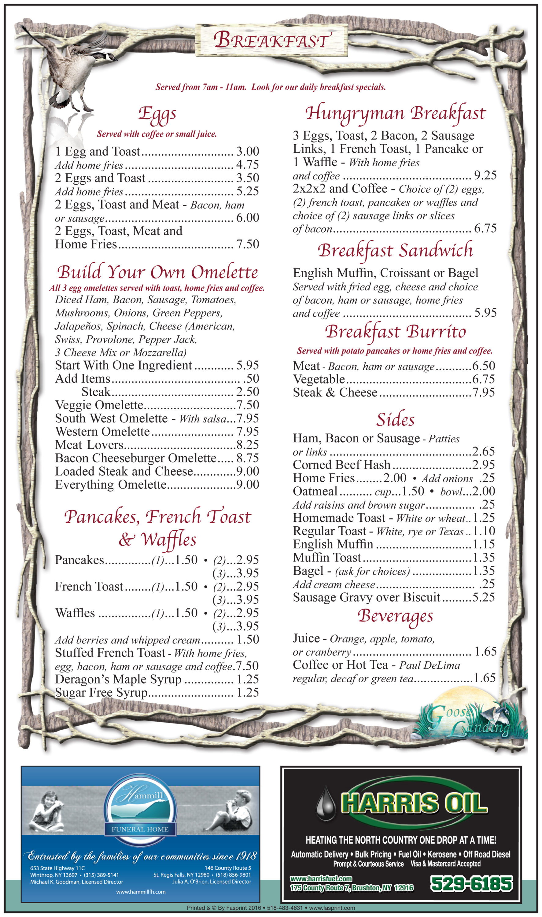 goose-landing-family-restaurant-pg-2 | Fasprint Menus