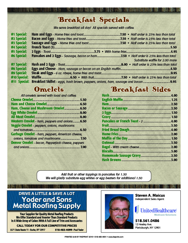 homestead-restaurant2 | Fasprint Menus