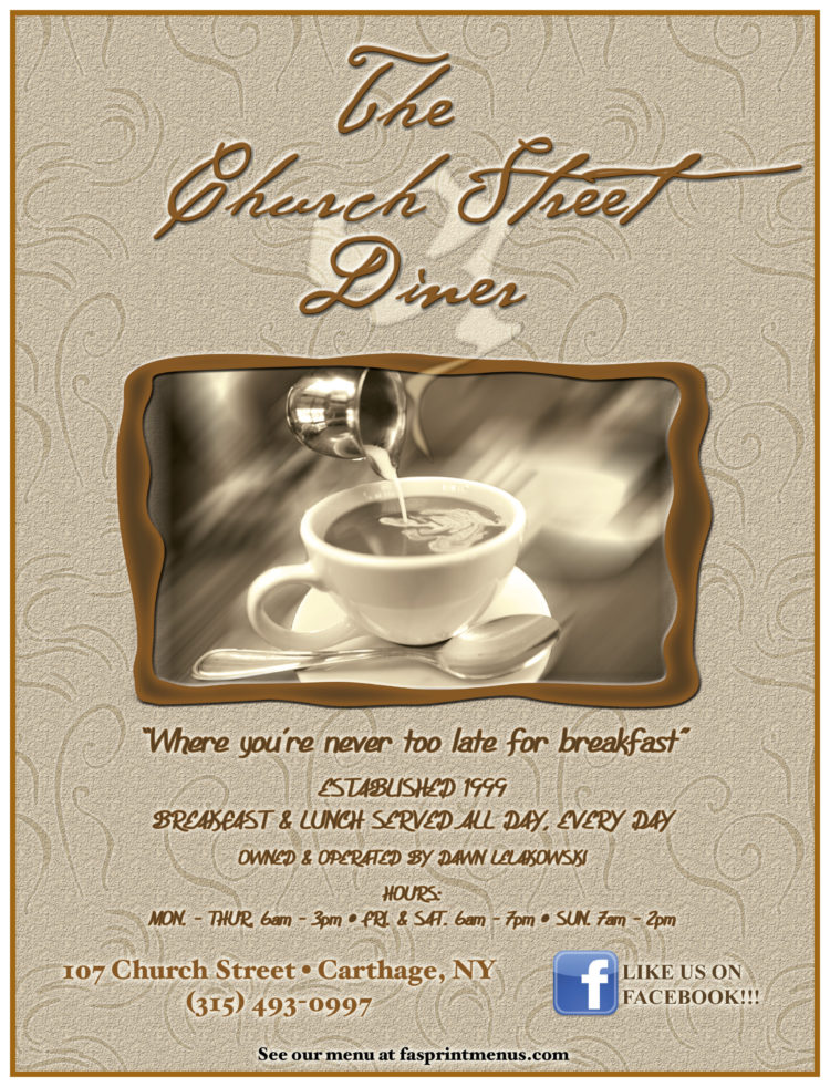 the-church-street-diner-pg-1 | Fasprint Menus