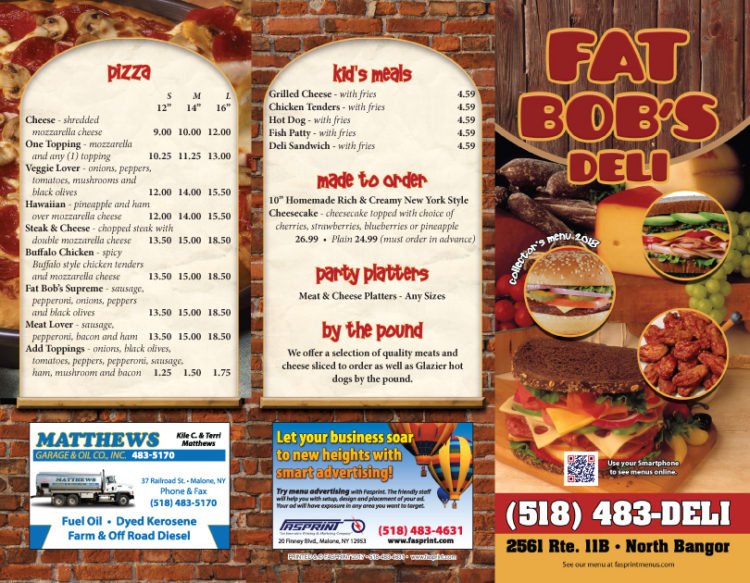 Fat Bob’s Deli 2018 web-1 | Fasprint Menus