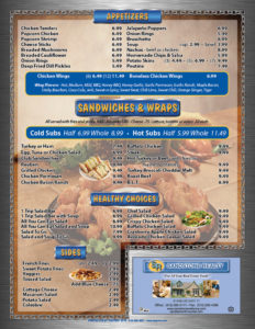 Half Tons 20182 | Fasprint Menus