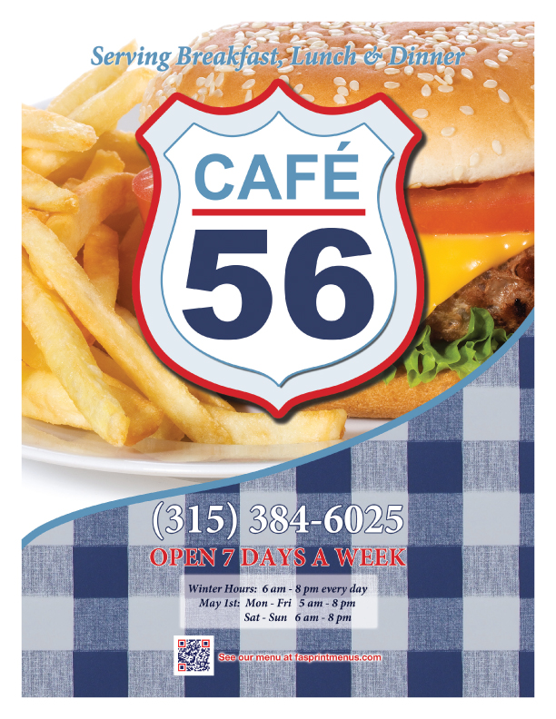 Cafe 56 2017-1 | Fasprint Menus