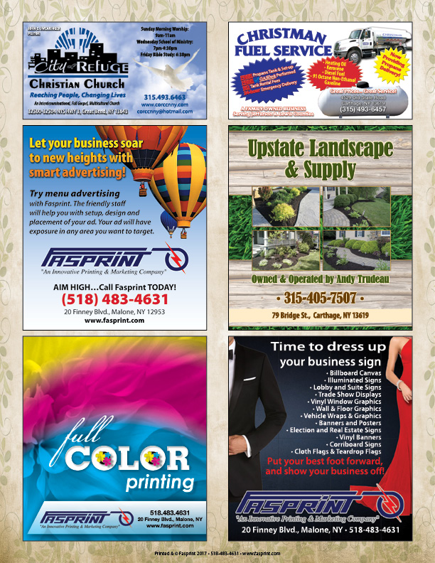 Great Bend IH6 | Fasprint Menus