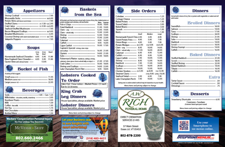 Ray’s Seafood Market2 | Fasprint Menus