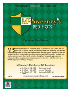 McSweeney Red Hots 2020 | Fasprint Menus