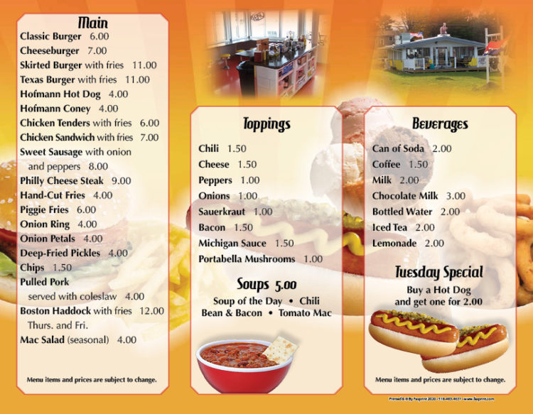 Mike's Pig Pen | Fasprint Menus