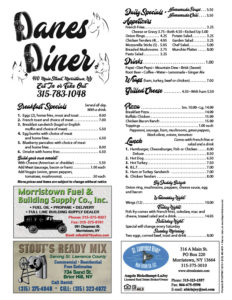 Danes Diner | Fasprint Menus