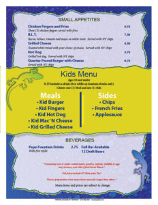 Main Street Grille | Fasprint Menus