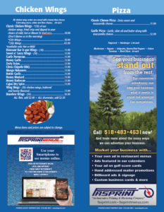 Turner Inn 20204 | Fasprint Menus