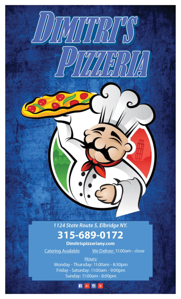 Dimitri's Pizzeria | Fasprint Menus