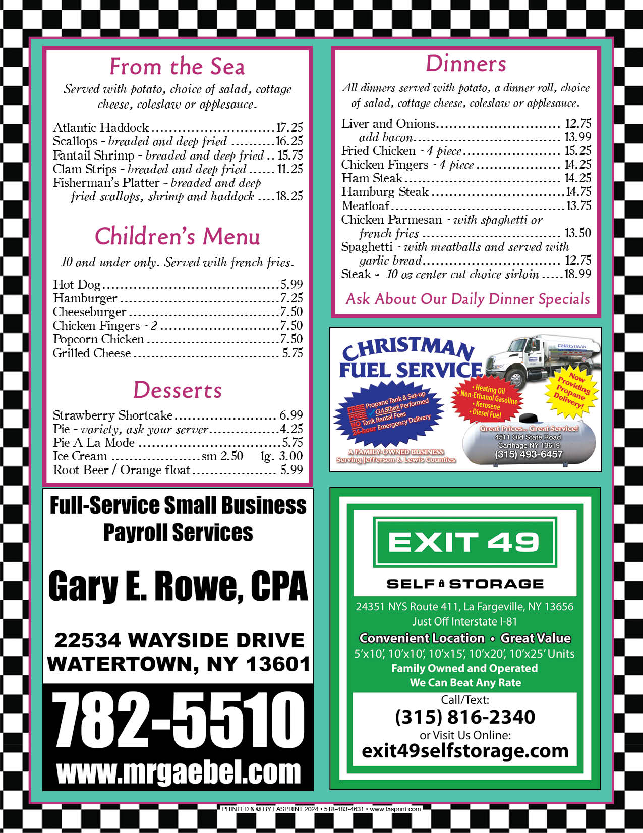 Two-sisters-Diner4-1 | Fasprint Menus